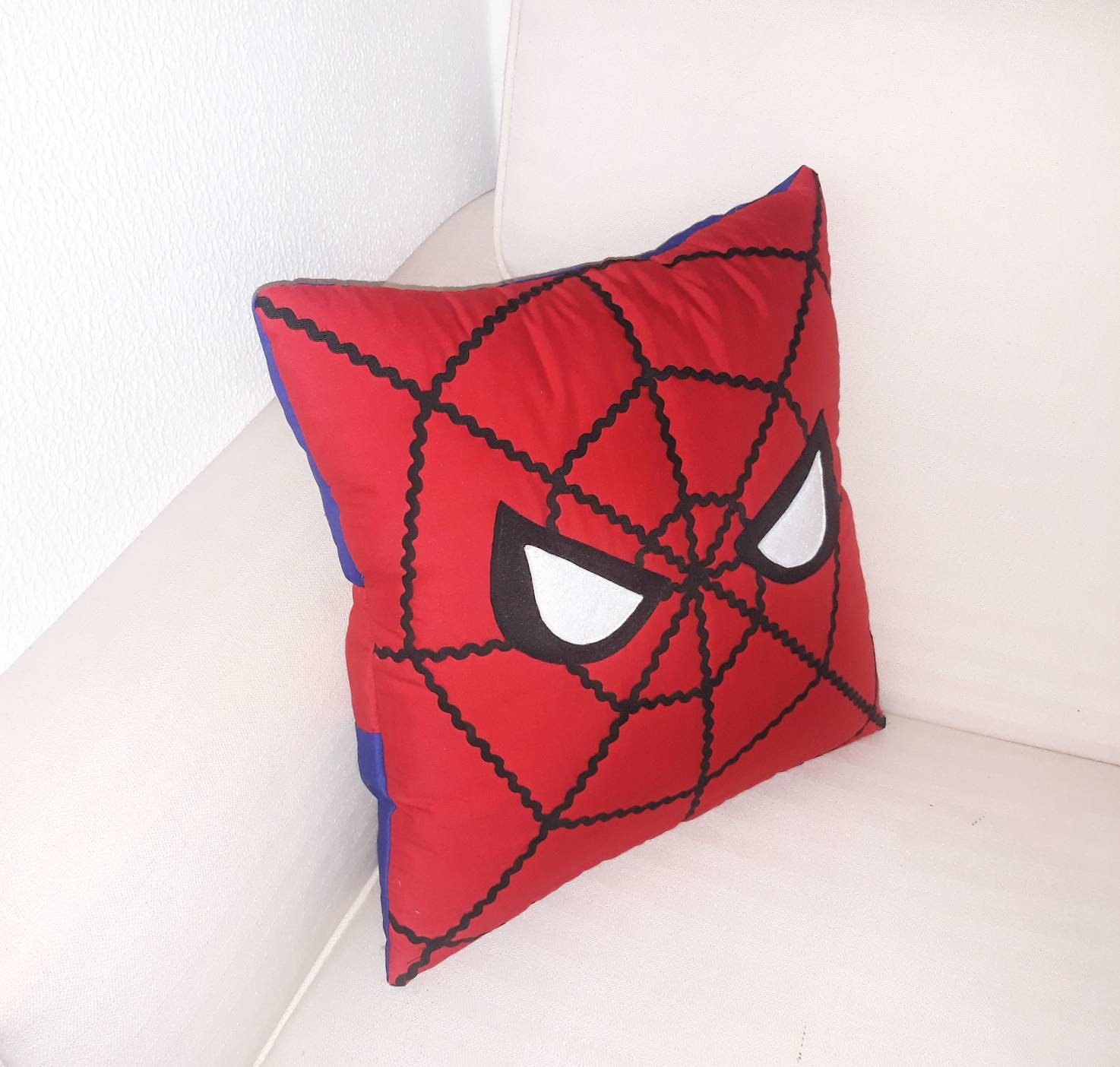 Spider Pillow Pillow With Pocket Super Hero Pillow Child Great - Etsy