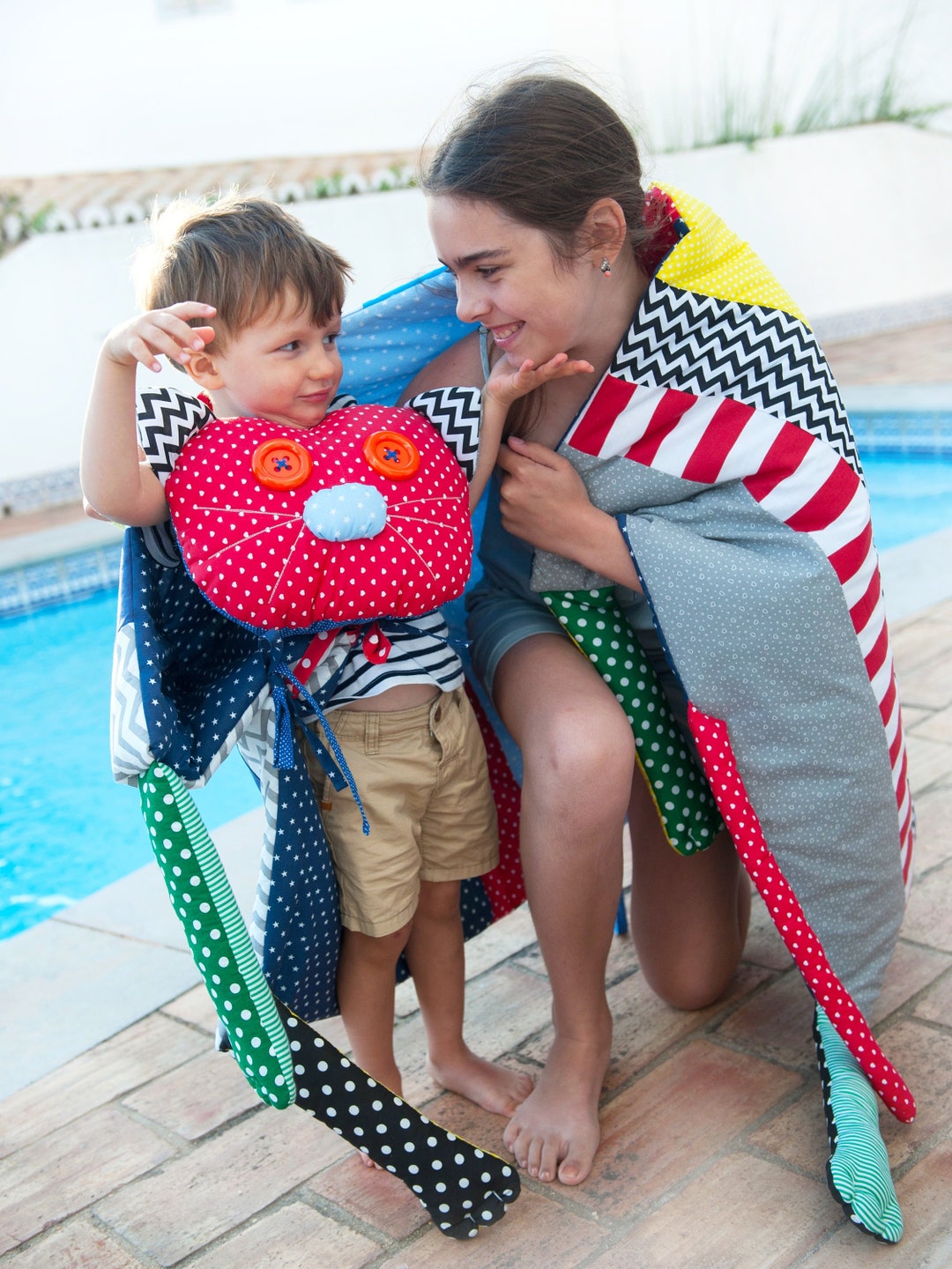 Play Mat Padded Cotton Quilted Mat Floor Play Mat Kids Tummy Time Large ...