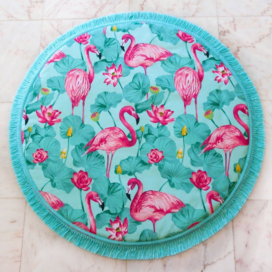 Pink Baby Blanket Baby Girl Play Mat Cotton Quilted Mat Soft Blanket ...