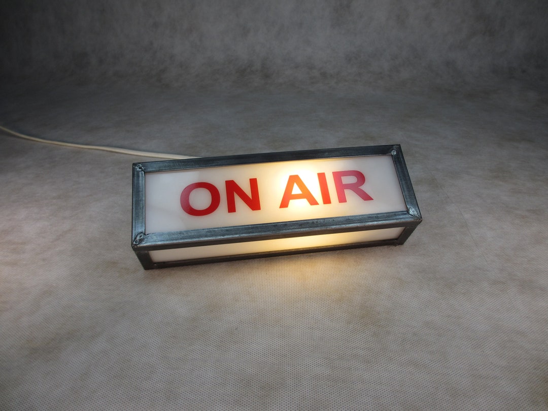 Custom-made Note Wall Lamp ON AIR Studio Lamp 100% Handmade - Etsy