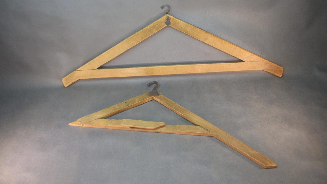 Antique Church Robe Hanger 72 X 25 Cm Cassock Hanger Approx. 1910 Hand ...
