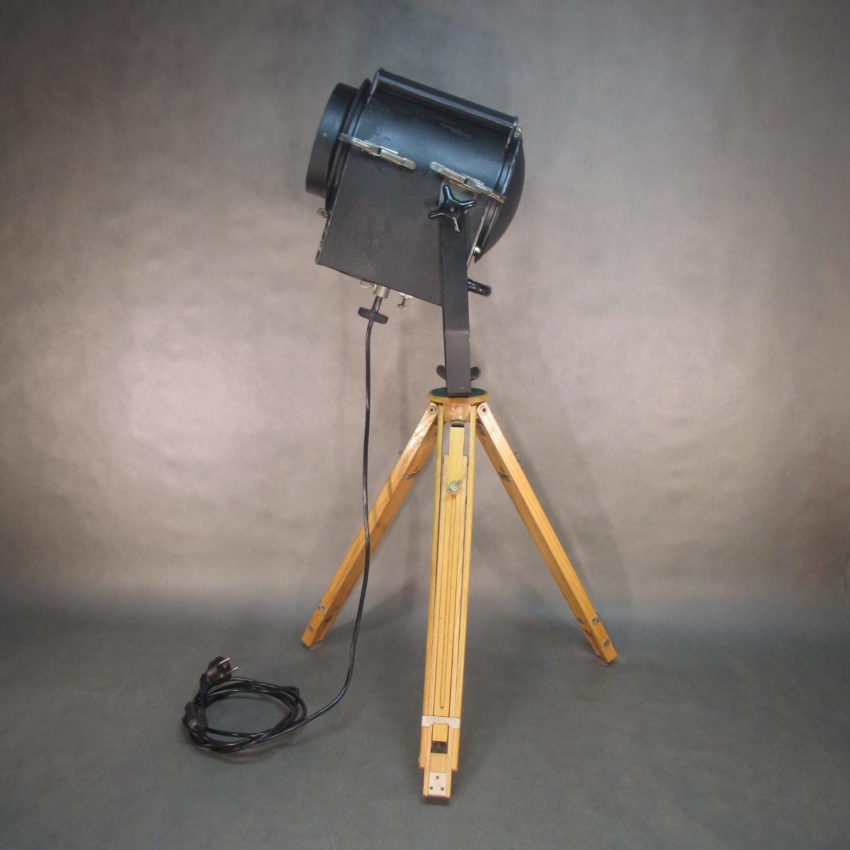 Antique Theater Spotlight, Adjustable up to 200 Cm in Height, Retro ...