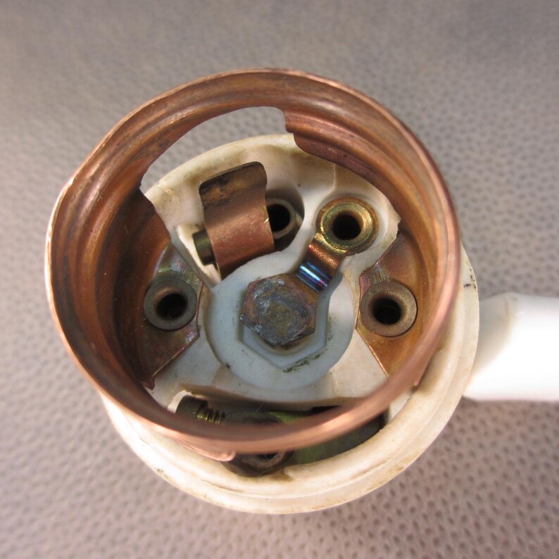 Antique Rotary Switch Socket Old E27 Socket Ca. 1938 for Table Lamps ...