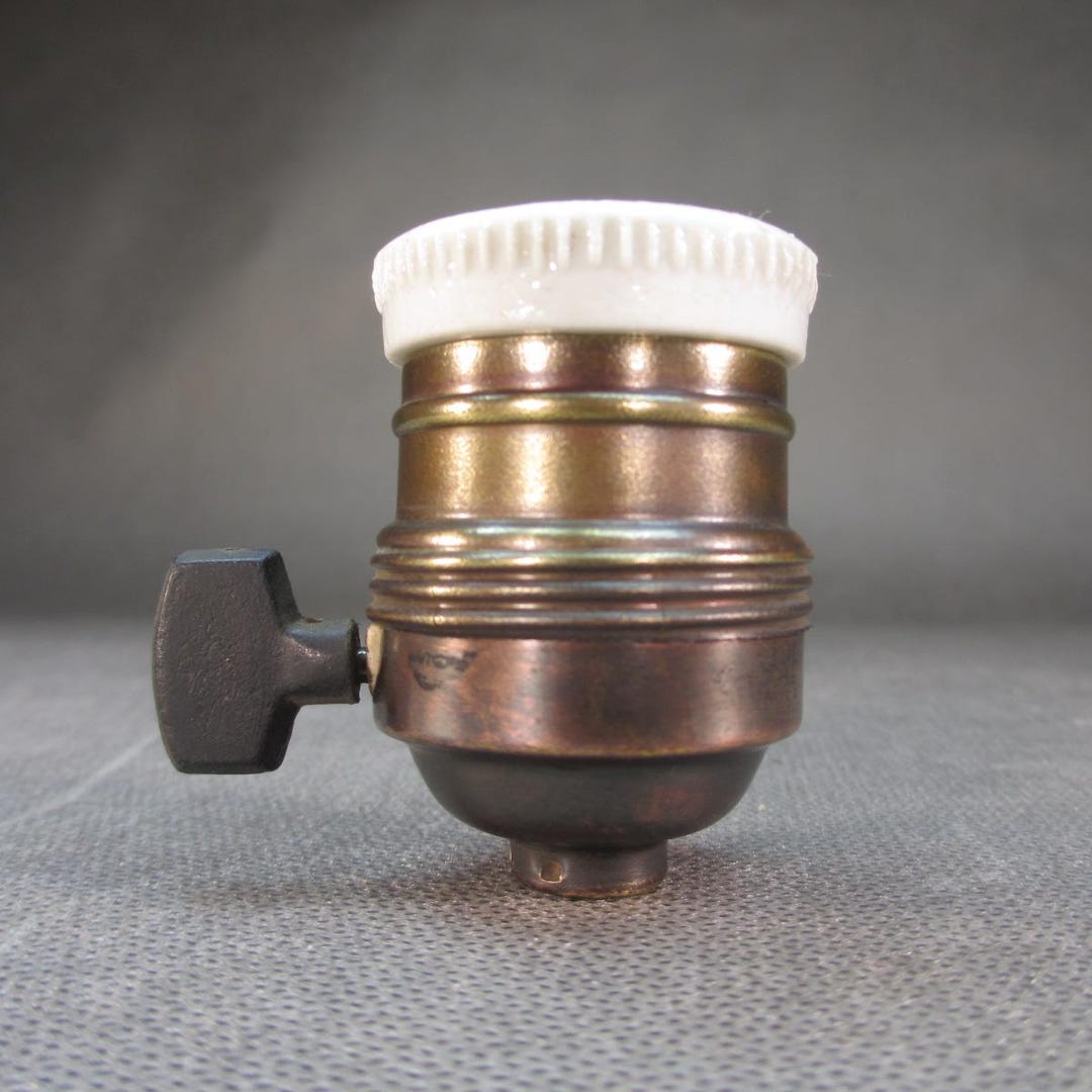 Antique Rotary Switch Socket Brass Socket From 1932 for Table Lamps ...