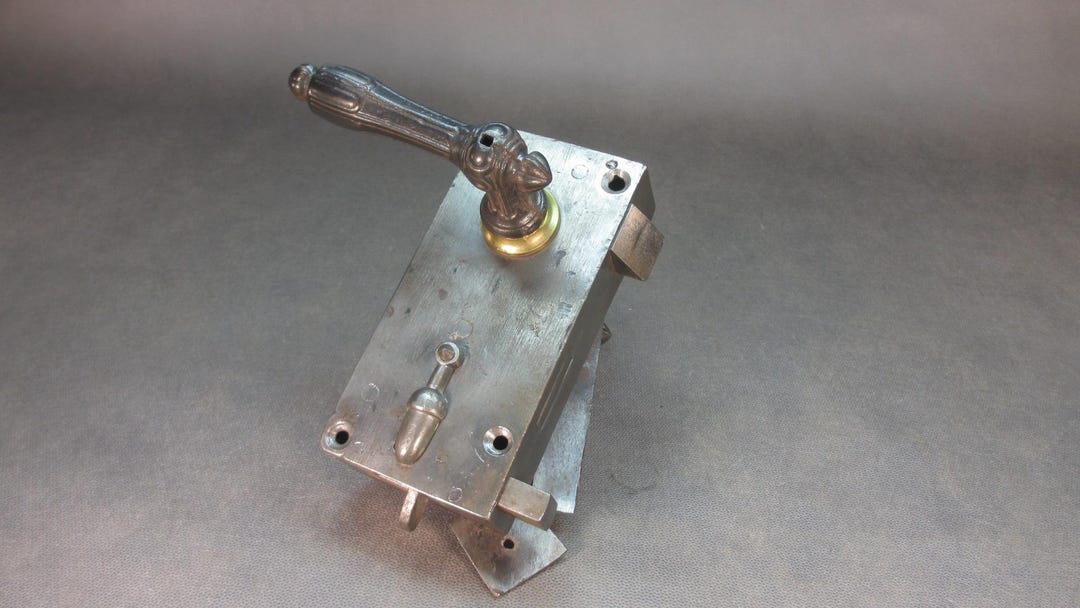 Antique Box Lock From Around 1930 Cast Iron Made in Germany Retro Door ...