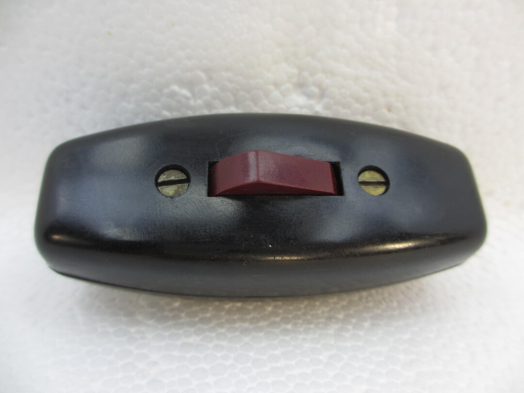 Bakelite Switch Antique Intermediate Switch Art Deco Switch for Table ...