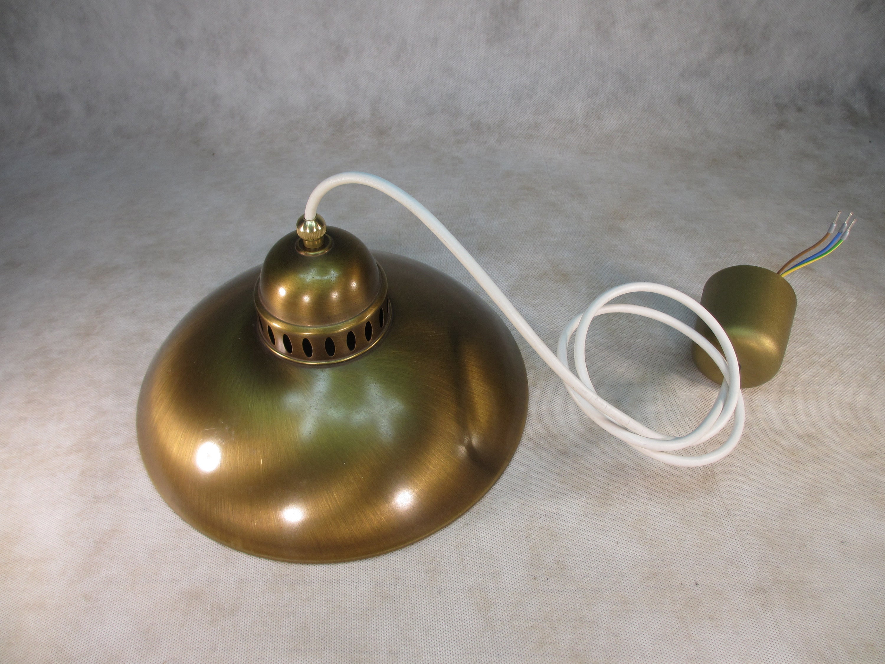 Vintage Ceiling Lamp Brass Ceiling Light Repro Hanging Lamp Golden ...