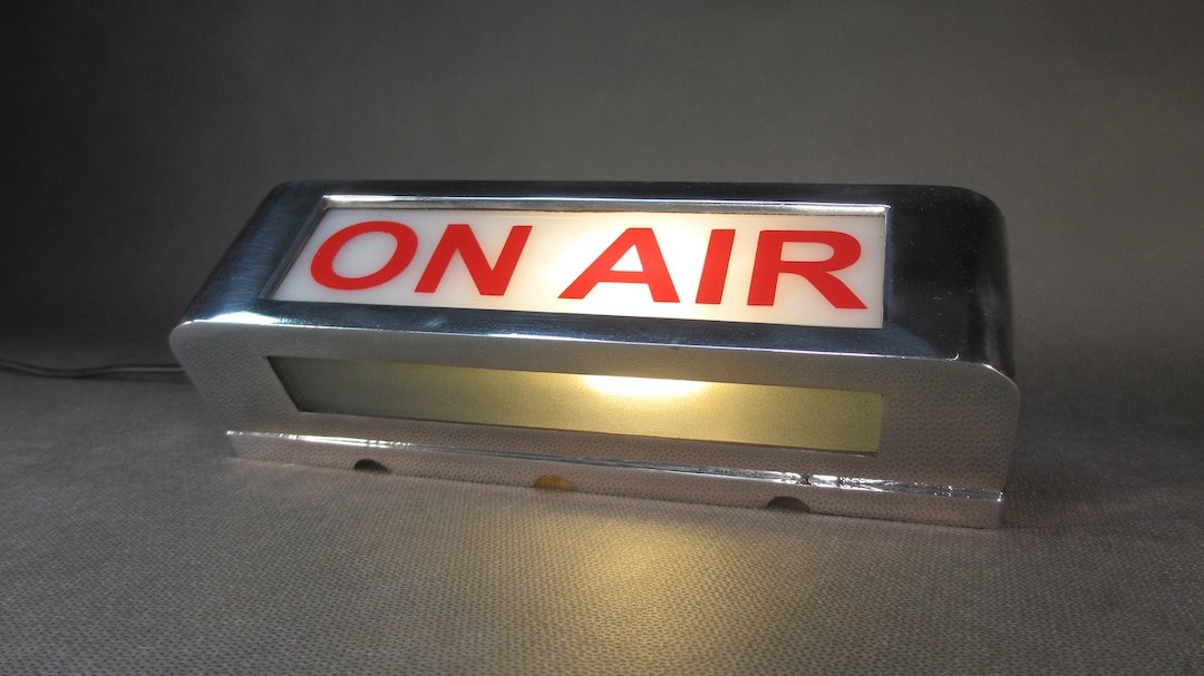 Antique ON AIR Lamp Vintage Cinema Lamp Made in Germany Theater Wall ...