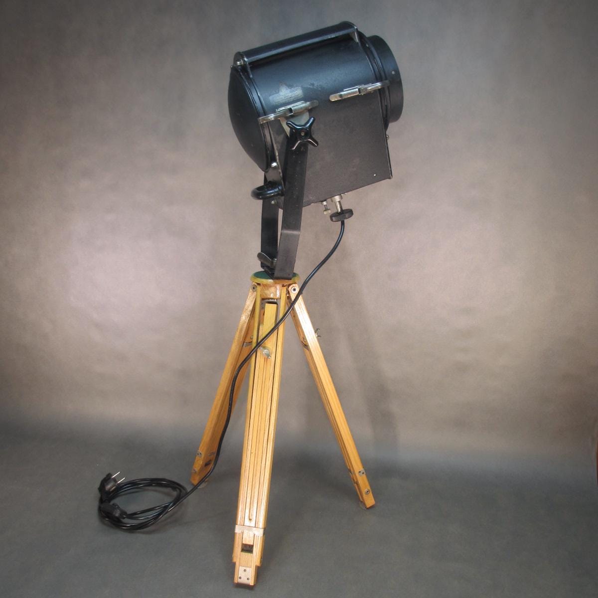 Antique Theater Spotlight, Adjustable up to 200 Cm in Height, Retro ...