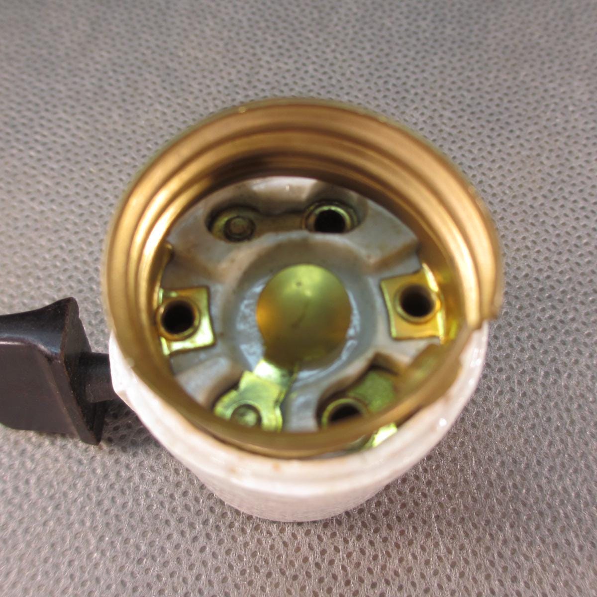 Antique Rotary Switch Socket From 1938 for Table Lamps Vintage Lamp ...