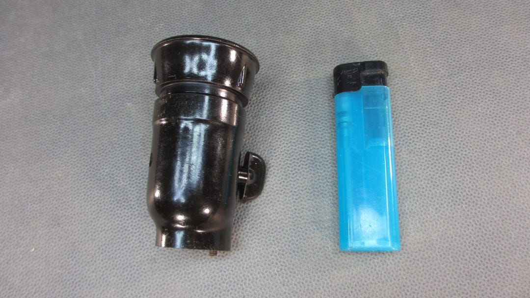 Antique Bakelite Rotary Switch Socket Old E27 Socket Ca 1938 for Table ...