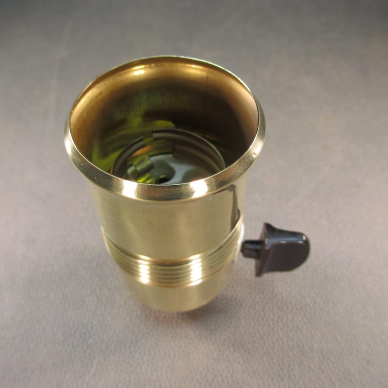 Antique E27 Rotary Switch Socket D.R.P From 1938 Solid Brass Design ...