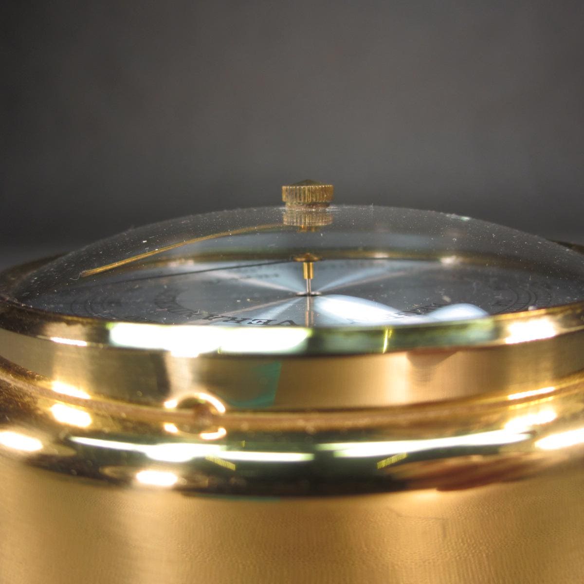 Vintage Barometer Antique Weather Station Brass Weather Instrument ...
