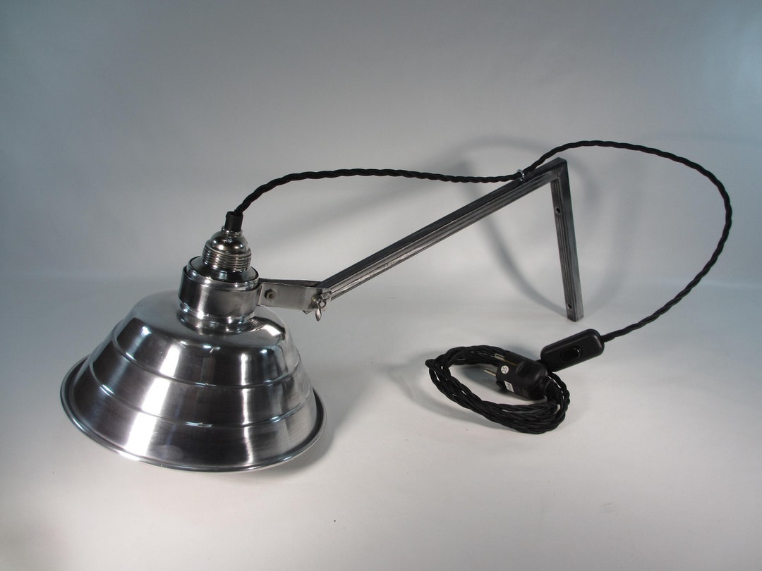 48 Cm Wall Distance XXL Wall Lamp Vintage Reading Lamp 60s Lamp ...