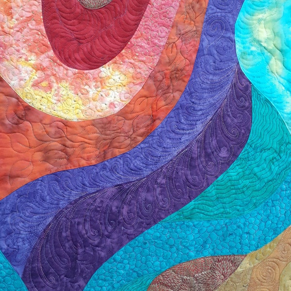 Abstract Quilt - Etsy