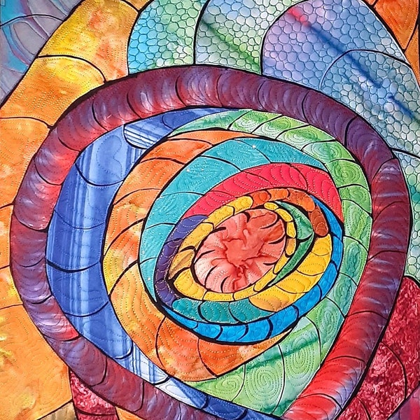 Abstract Art Quilt - Etsy