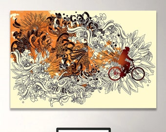 Bicycle Large Canvas Art - Etsy