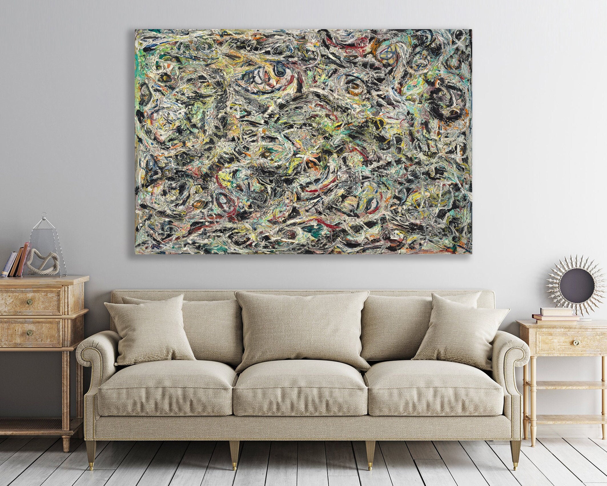 Jackson Pollock Canvas & Reproduction Print Abstract Art Print - Etsy