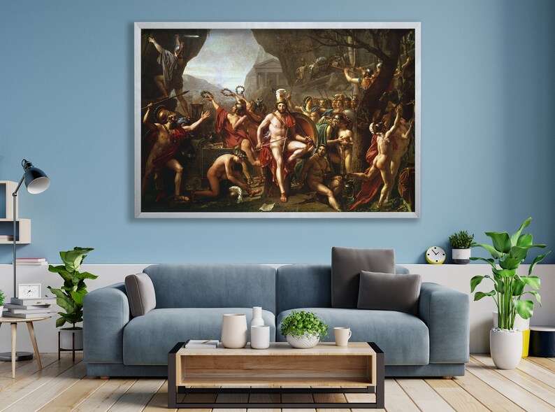 King Leonidas, Battle of Thermopylae Canvas Wall Art - Etsy
