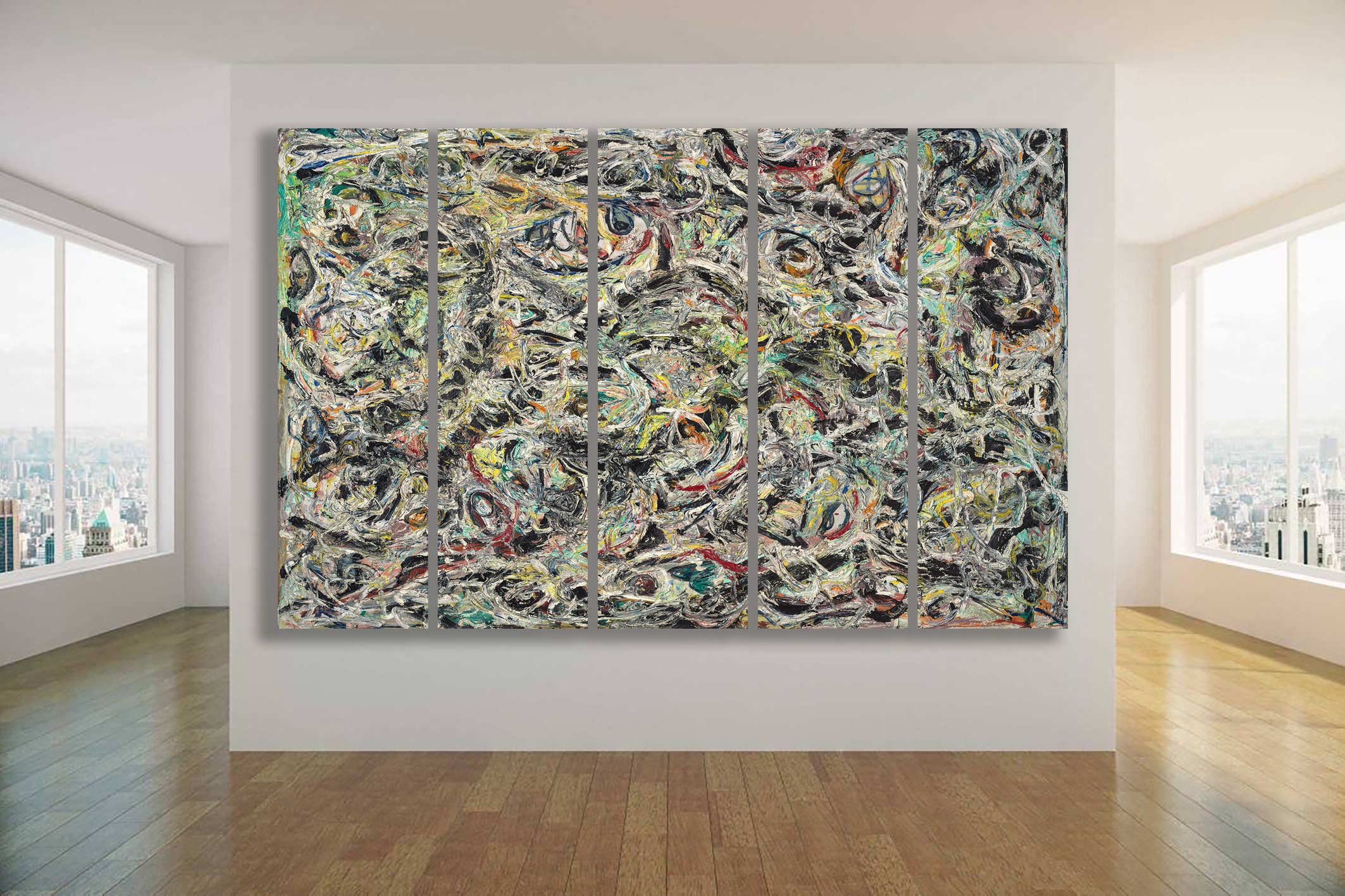 Jackson Pollock Canvas & Reproduction Print Abstract Art Print - Etsy