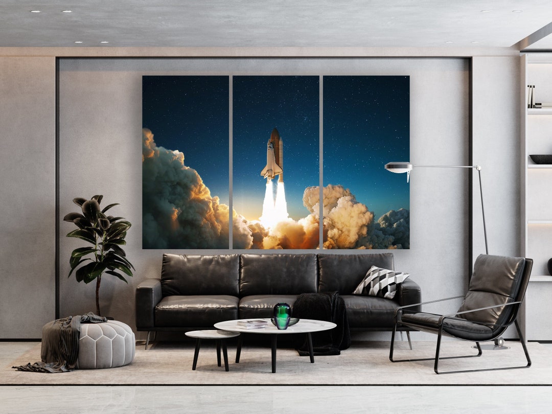 Rocket Nasa Space Canvas Space Shuttle & Wall Art Wall Decor Home ...