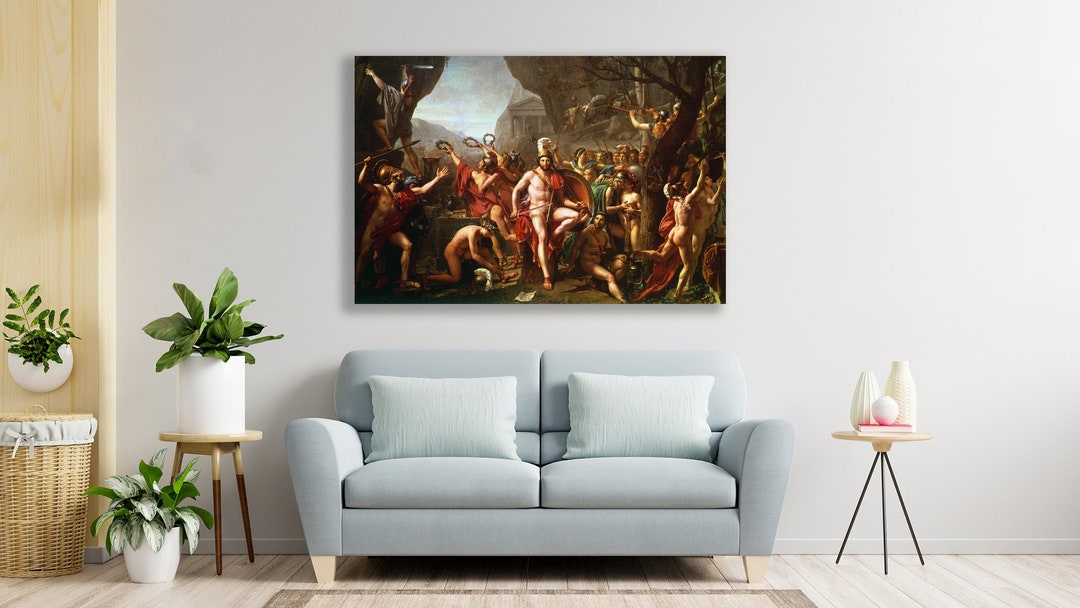 King Leonidas, Battle of Thermopylae Canvas Wall Art - Etsy