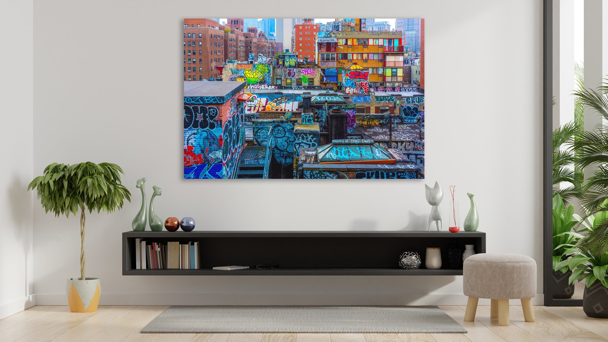 Street Art Graffiti Canvas Wall Art & Modern Graffiti Print - Etsy