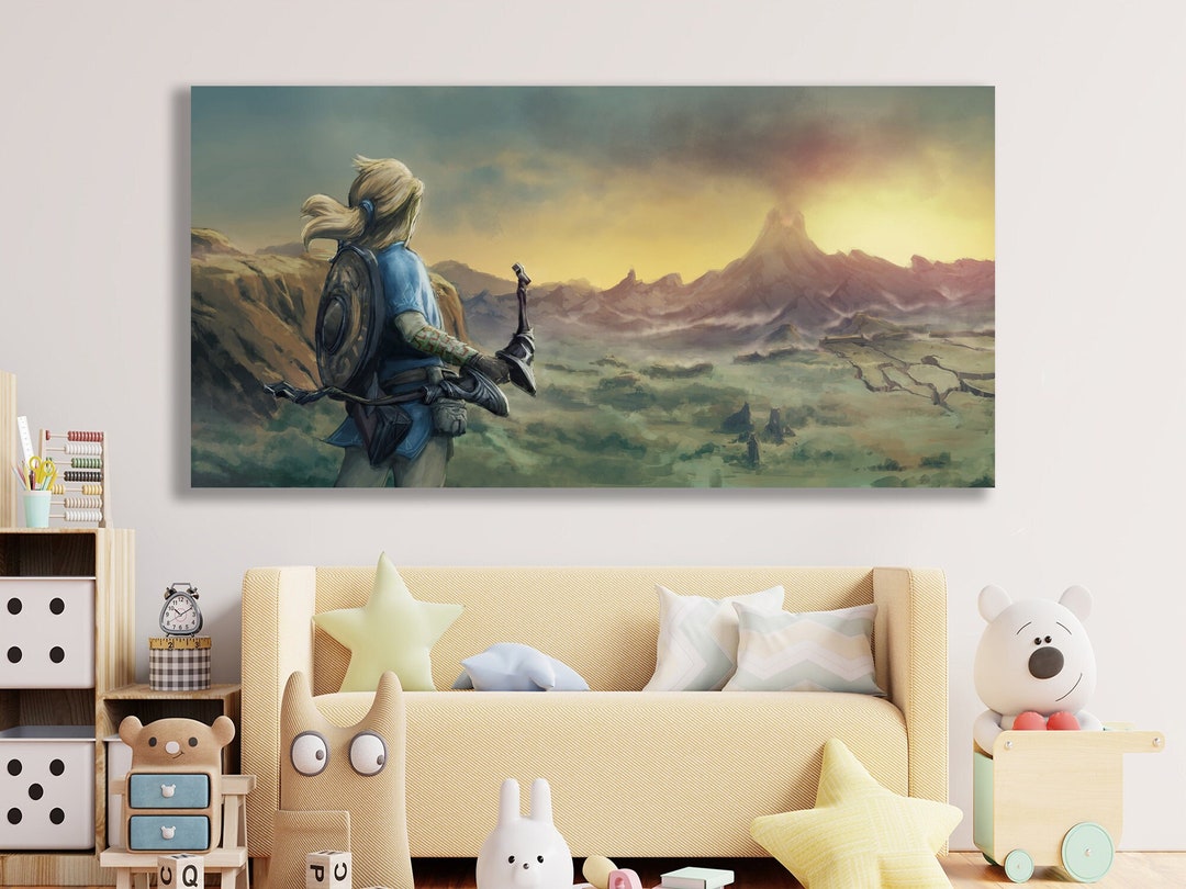 The Legend of Zelda Tears of the Kingdom Canvas & Wall Art Print Breath ...