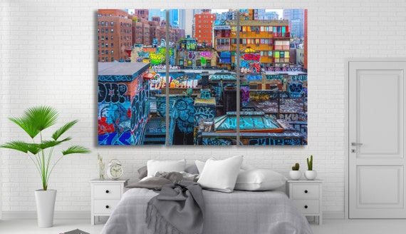 Street Art Graffiti Canvas Wall Art Modern Graffiti Print - Etsy