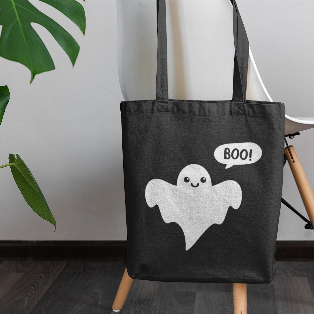 Cute Ghost Tote Bag / Boo Ghost, Halloween Bag, Trick or Treat, BOO - Etsy