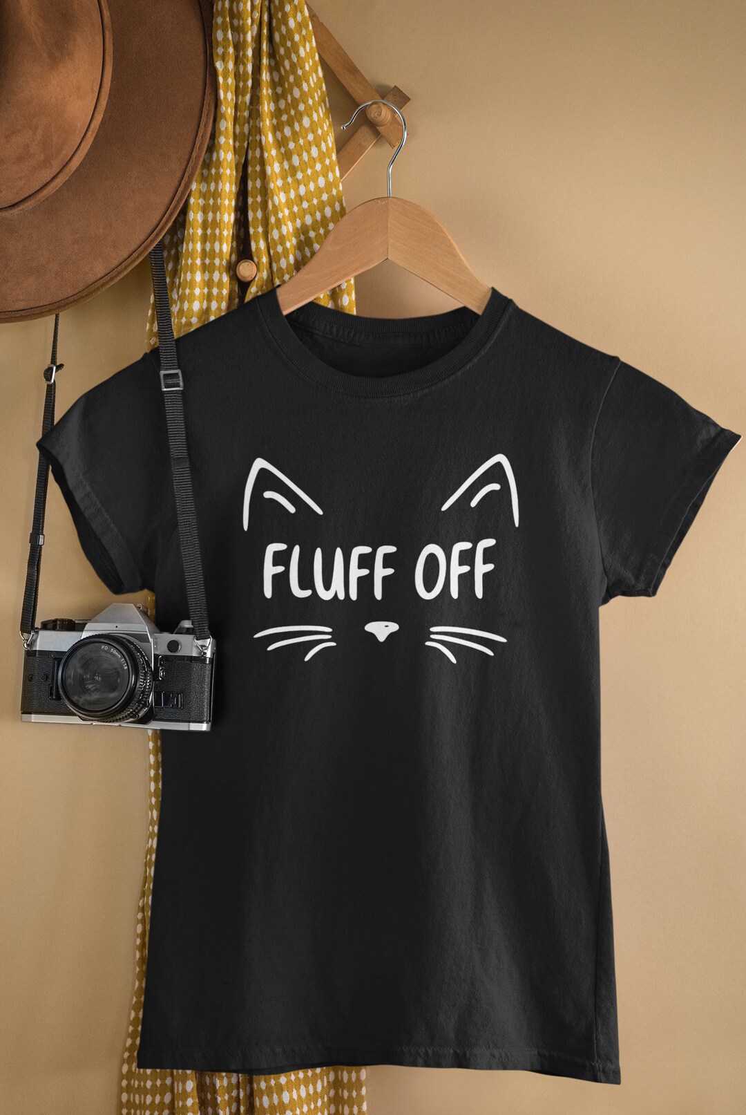 Fluff off T Shirt / Fluff off Cat Tshirt, Cat Lover Gifts, F off Tshirt ...