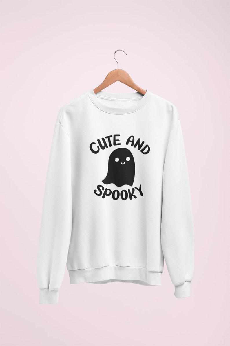 Cute and Spooky Jumper / Cute Halloween Jumper, Ghost Sweater ...