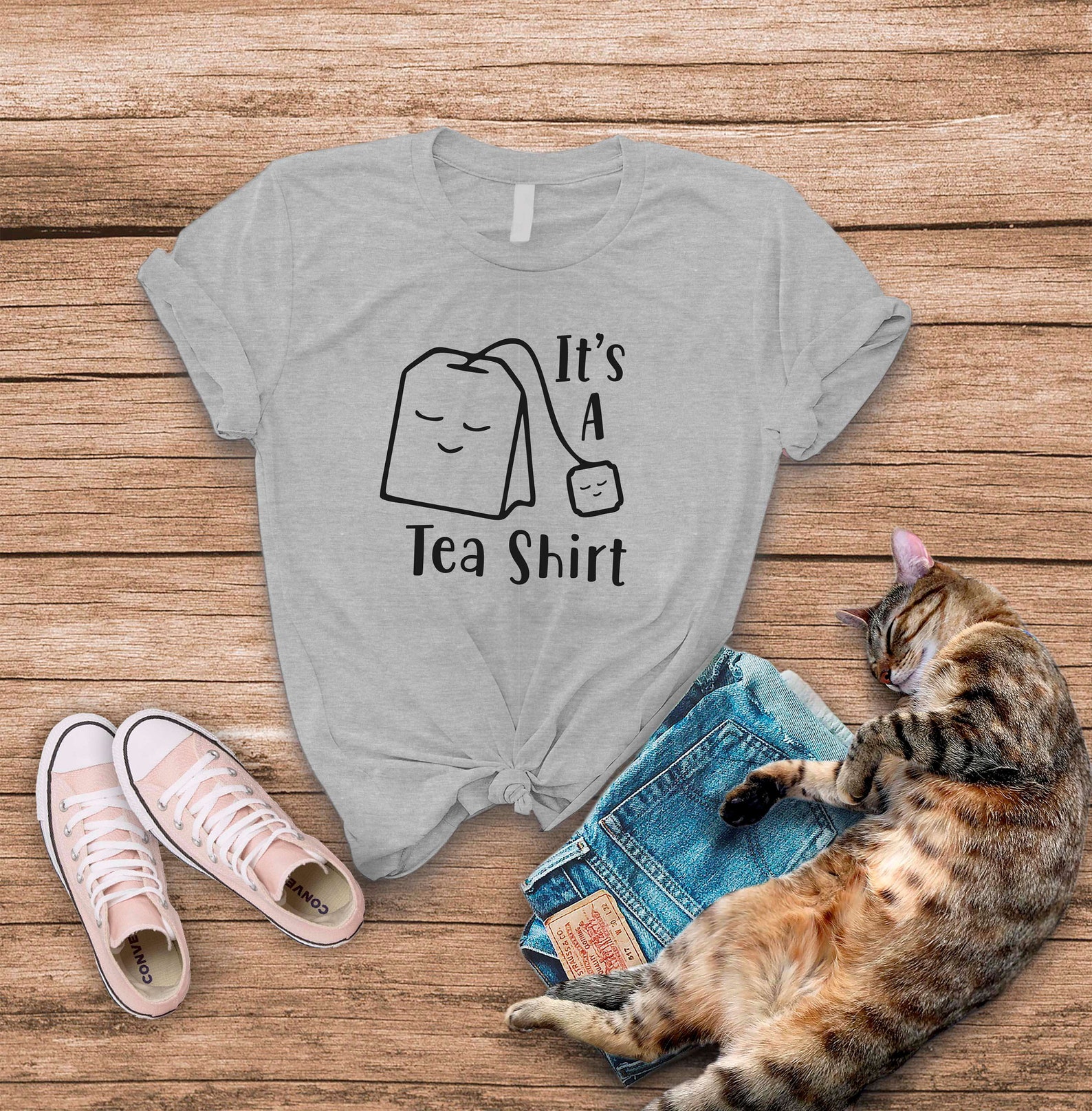 It's A Tea Shirt / Tea Shirt, Tea Lover, Tea Addict Shirt, Funny Tshirt ...