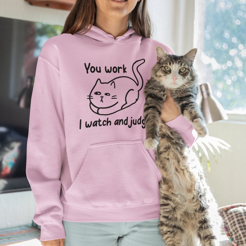 Judging You Cat Sweatshirts - Etsy UK