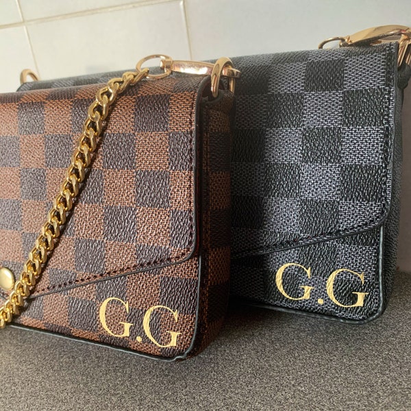 Checkered Purse - Etsy