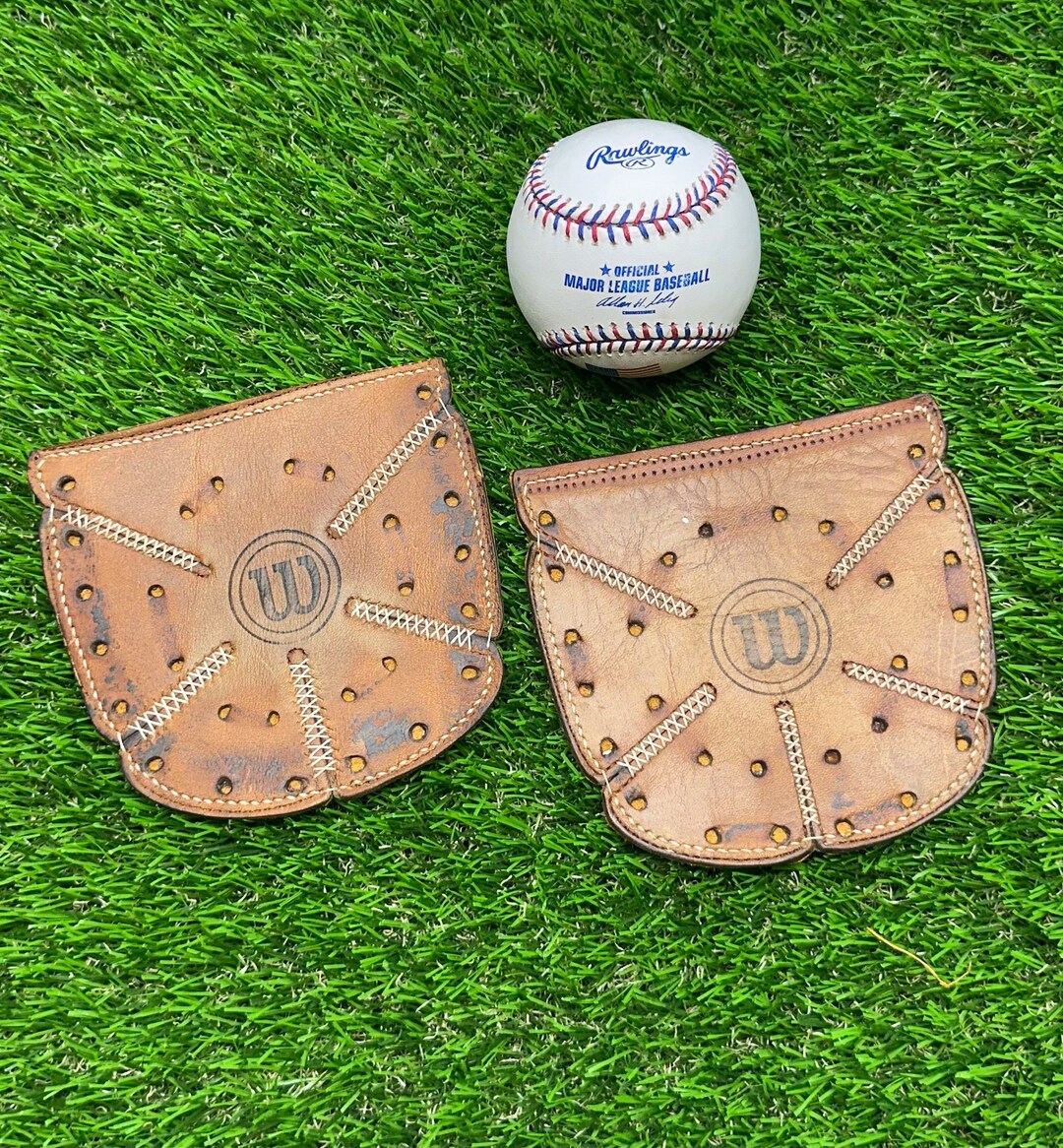 Handcrafted Wilson Baseball Glove Webbing Coaster Set - Etsy