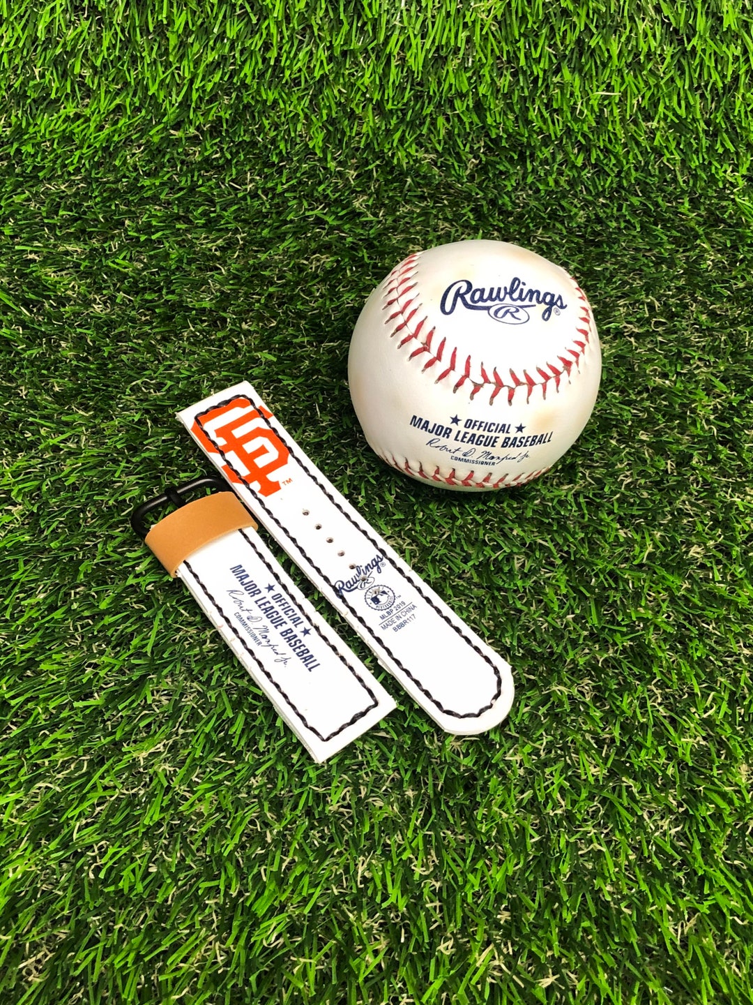 Handcrafted SF Giants Baseball Watch/apple Watch Band - Etsy