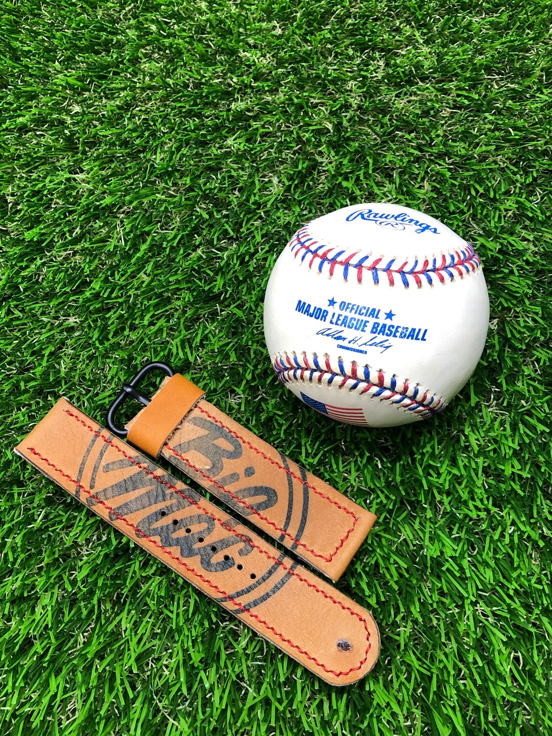 Handcrafted BIG MAC Baseball Glove Watch Strap - Etsy