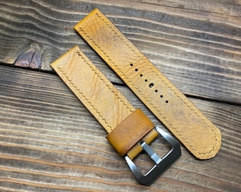Handcrafted Reclaimed WWII Era Leather Boot Watch Band - Etsy
