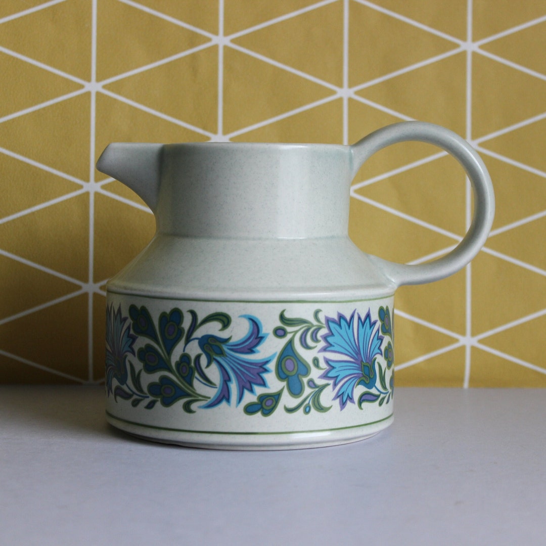 Vintage 70s Midwinter Stonehenge 'caprice' Retro Blue/purple/green ...