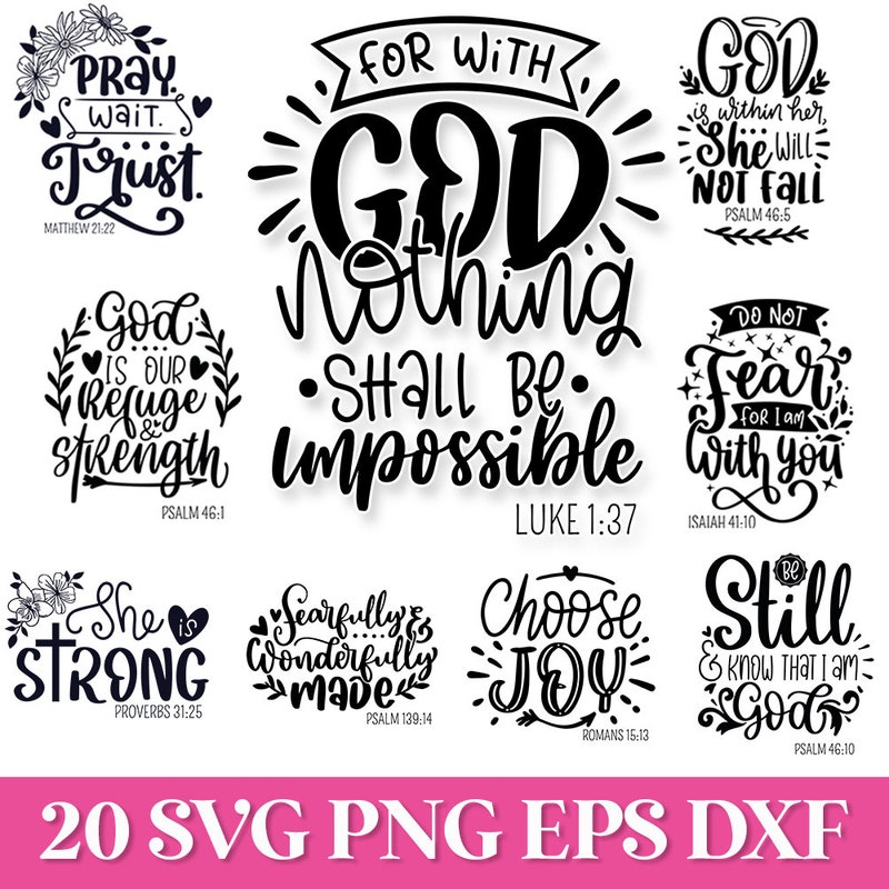 Bible Verse Svg - Etsy