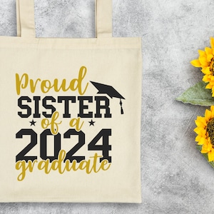 Proud Mom of 2024 Graduate SVG, Proud Family of 2024 Graduate SVG, 2024 ...