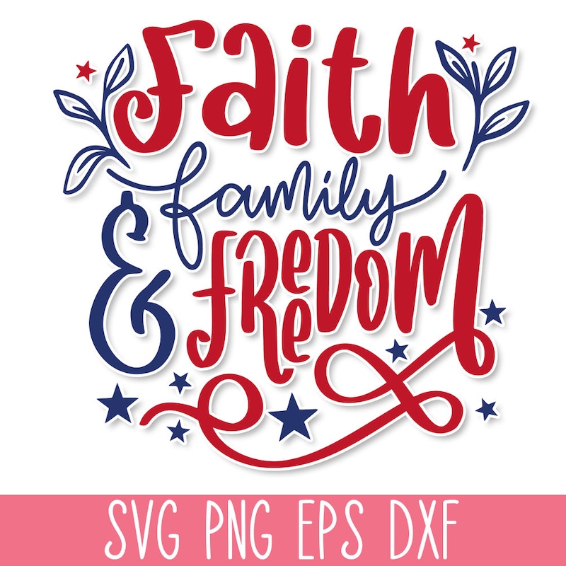 Faith Family Svg - Etsy