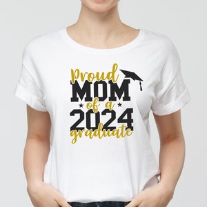 Proud Mom of 2024 Graduate SVG, Proud Family of 2024 Graduate SVG, 2024 ...