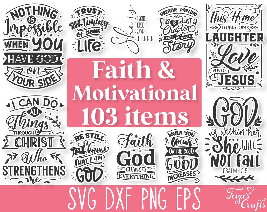 Bible Verse SVG, Christian SVG, Cross Svg, Scripture Svg, Faith SVG for ...