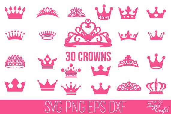 Crown SVG Crowns Cricut Tiara SVG Cut File Crown Royal Svg | Etsy Canada