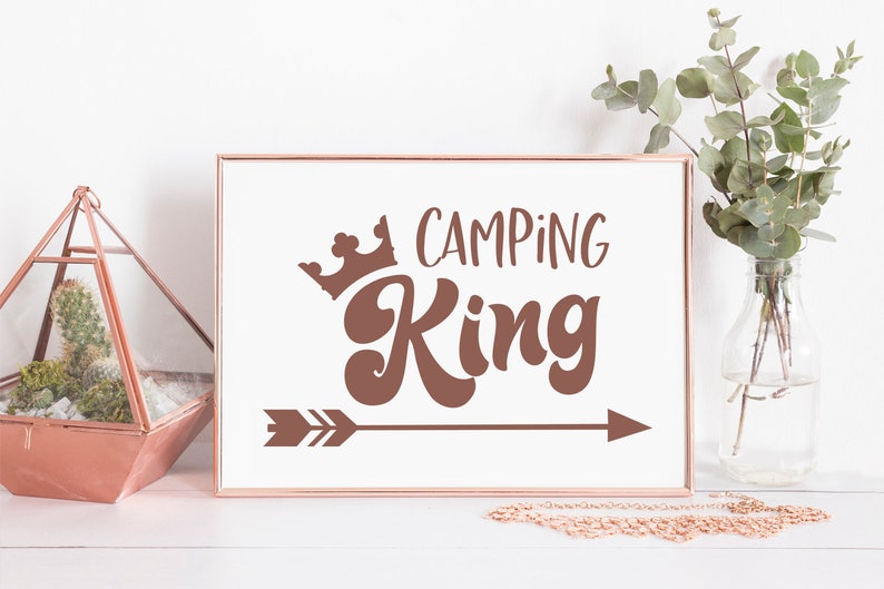 Camping Queen SVG, Camping Princess SVG, Camping King SVG, Camping ...