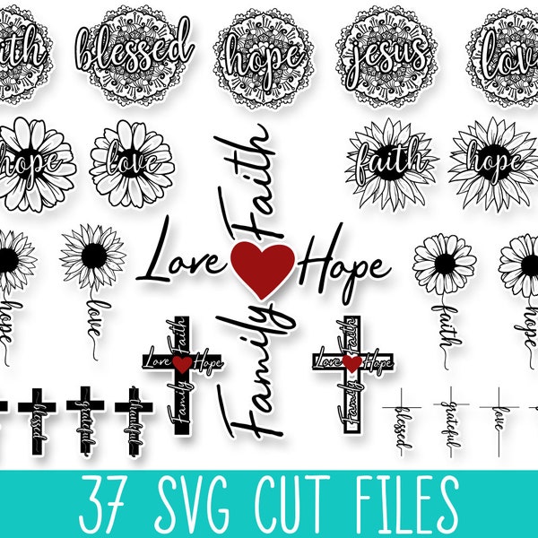 Faith Family Svg - Etsy