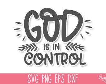 God is in Control | Etsy