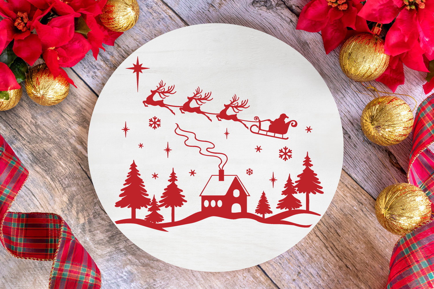 Christmas Scene SVG Png Winter Scene SVG Png Christmas - Etsy Australia